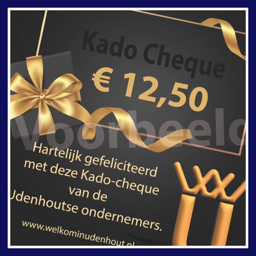 Kado-Cheque - Ondernemersvereniging Udenhout